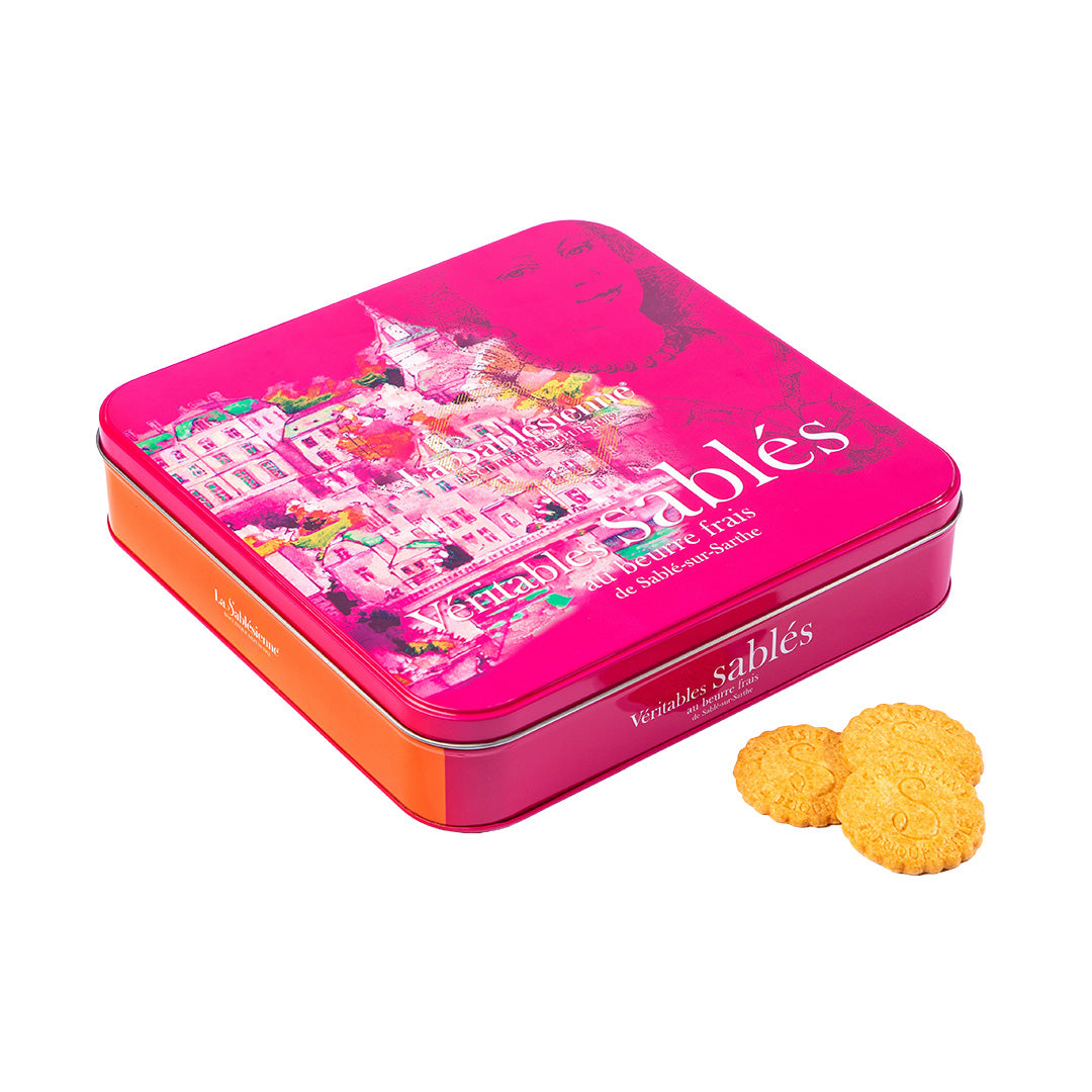 Coffret Biscuits Sablés Nature, Chocolat, Caramel, Framboise - 400g ...